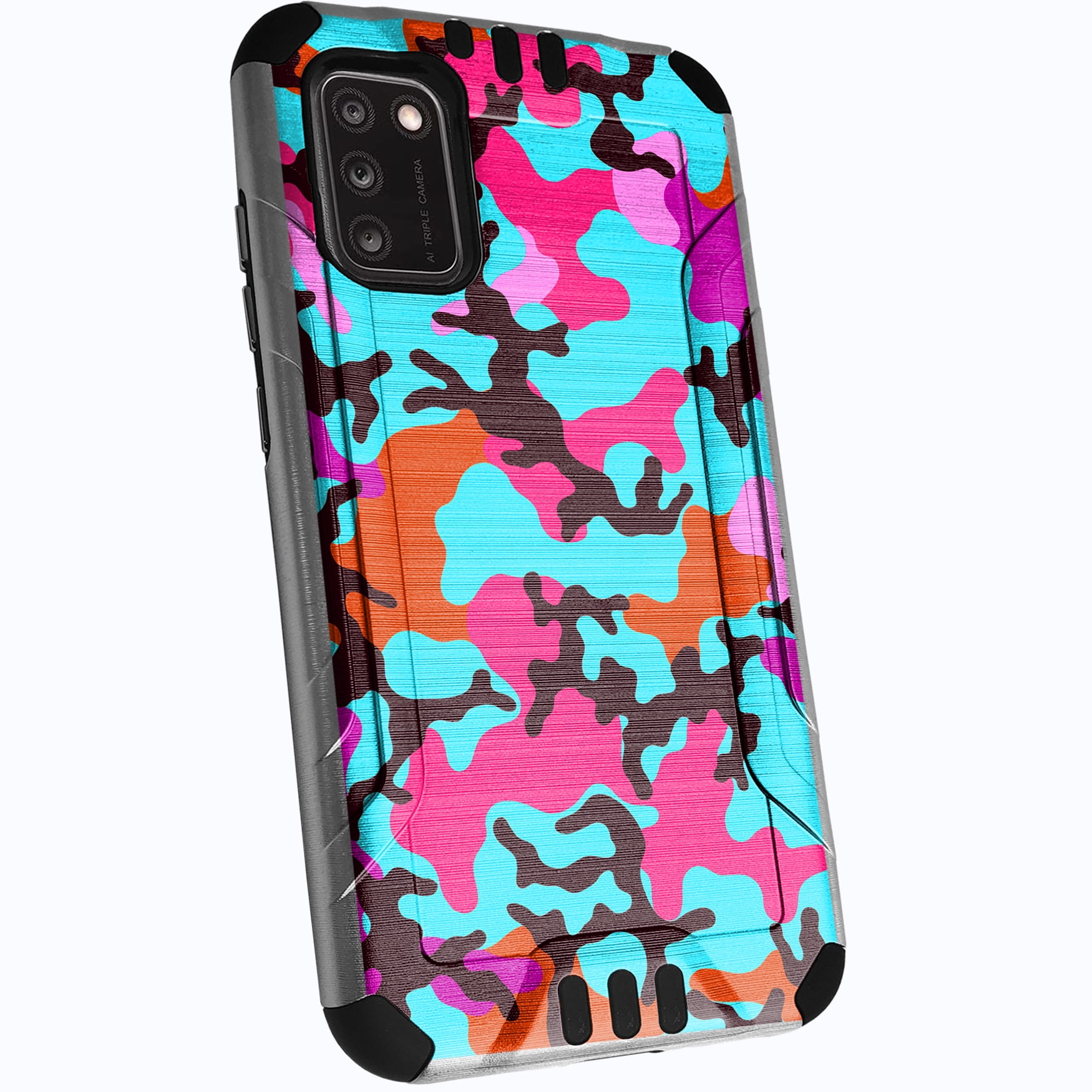 DALUX Silver Combat Phone Case Cover Compatible with Alcatel TCL A3X ...