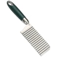 Wavy Blade Stainless Steel Crinkle Cutter - Quick French Fry Slicer and ...