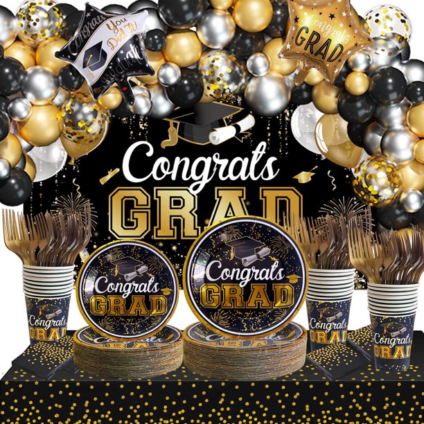 Celebrate Your Graduation with Complete Party Essentials Kit - 197 ...