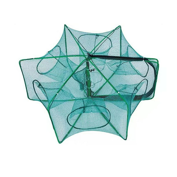 Fisherman Portable Collapsible Fishing Net Mesh Cage Trap Fishing Gear ...