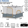 Canopy Inner Tent, Camping Cube Tents for Pop Up Camping Canopy Tent ...