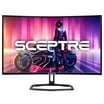 Sceptre 34' Ultrawide Curved WQHD Gaming Monitor 165Hz, 1ms, 2x HDMI/DP ...