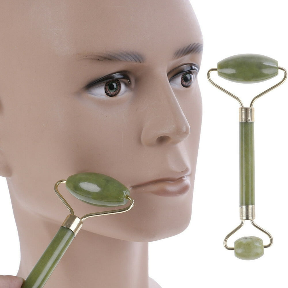 1pc Facial Massage Jade Roller Slimming Face Body Eye Neck Beauty Tool