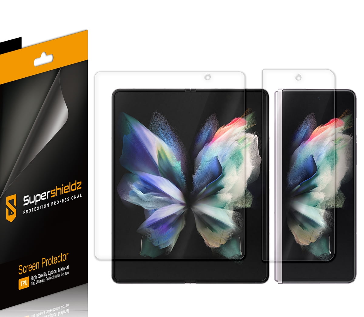 (2 Pack) Supershieldz Designed for Samsung Galaxy Z Fold 3 5G Screen ...