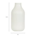 Better Homes & Gardens 8.5" Ribbed Cream Ceramic Vase - Walmart.com