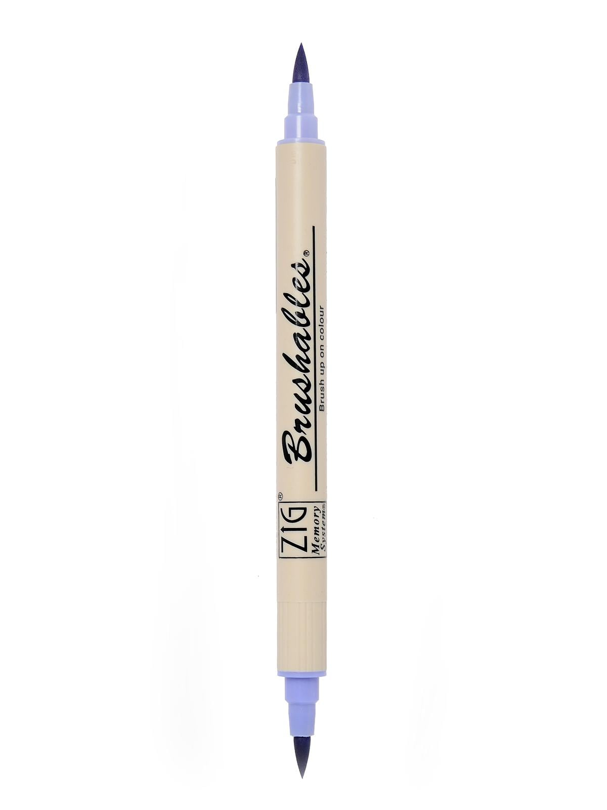 Brushables Twin Tip Markers lunar lavender (pack of 6) - Walmart.com