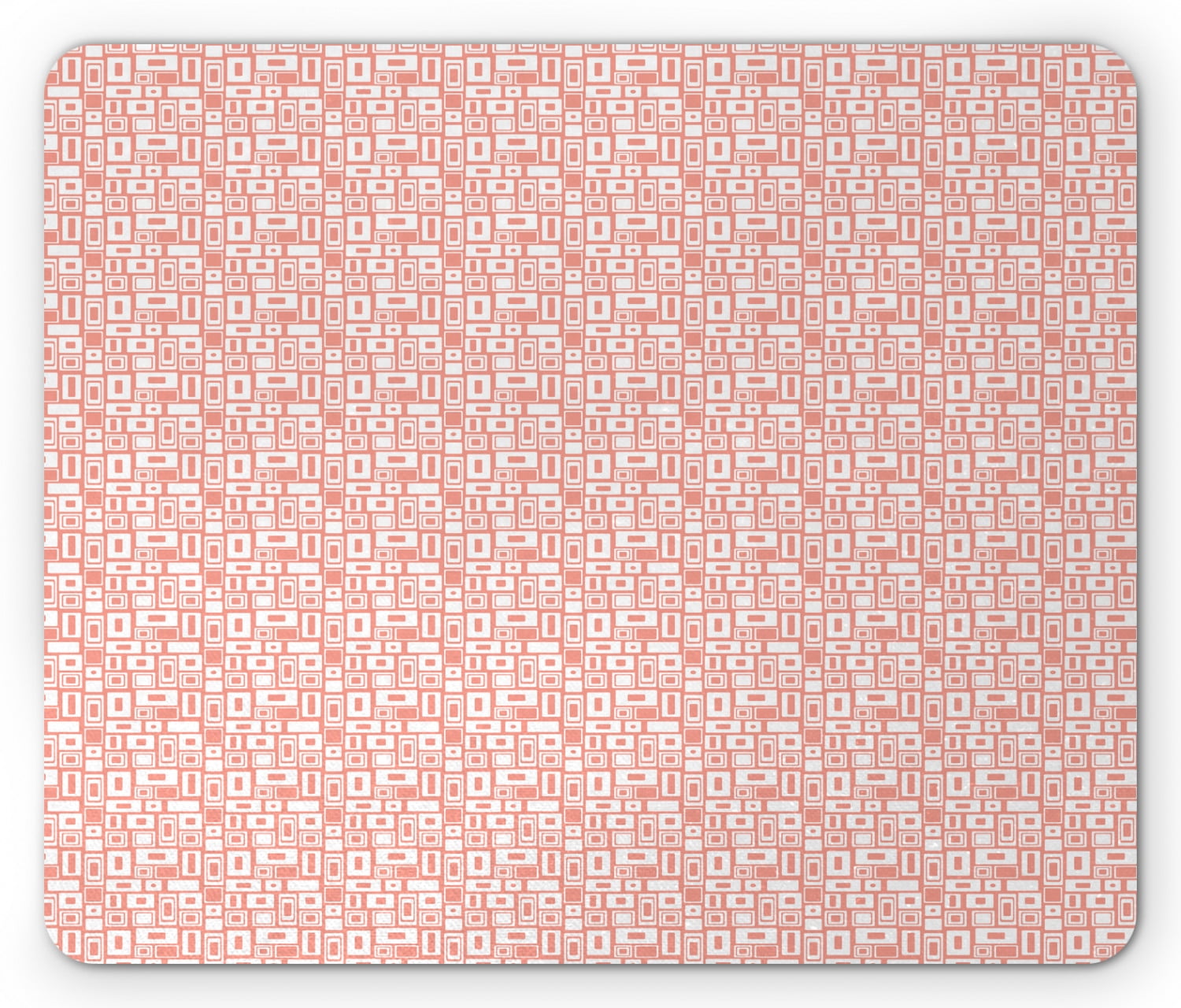Geometric Mouse Pad, Geometrical Pattern with Rectangles and Dots ...