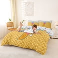 Catabedysis 3D Cartoon Letter J Bedding For Boys,Abstract Geometric ...