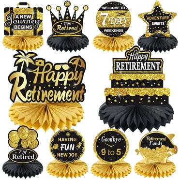Big Dot of Happiness Happy Retirement - Table Decorations - Retirement ...