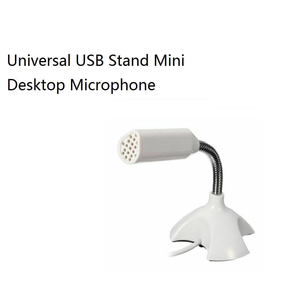 Universal USB Stand Mini Desktop Microphone Mic - Walmart.com