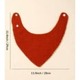 Cotton Drool Bibs Baby Triangle Bandana Bib Infant Waffle Muslin Bibs ...