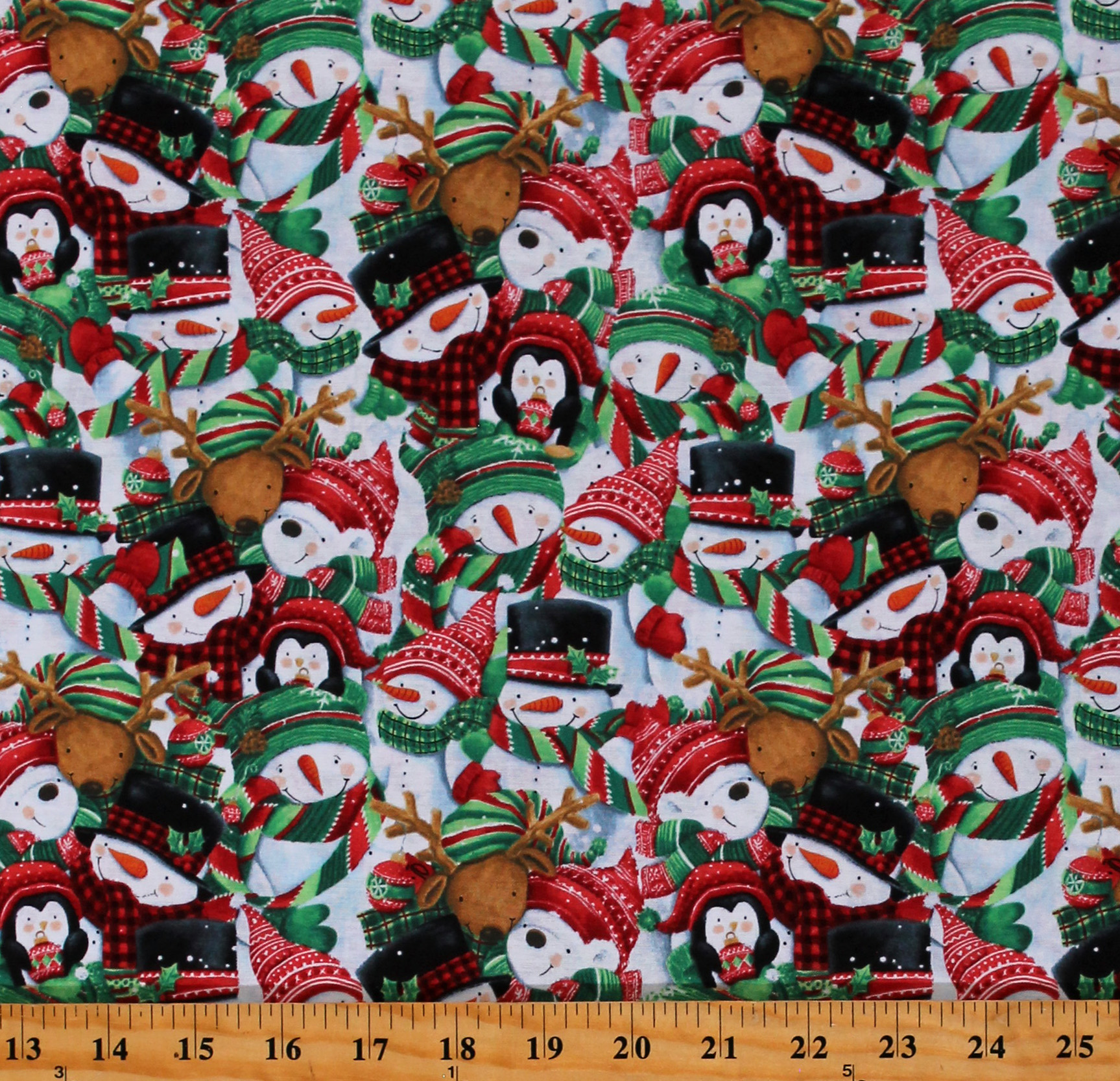 Cotton Snowmen Snowman Reindeer Penguins Christmas Holidays Feeling ...