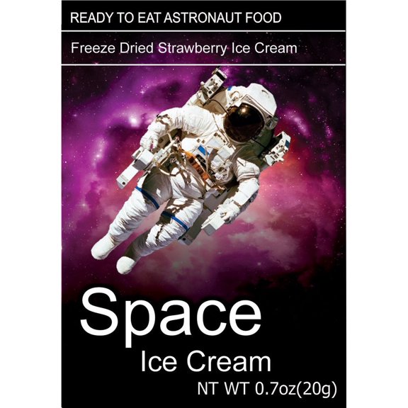Star Magic Astronaut Ice Cream Sandwich, Freeze-Dried Vanilla, Space ...