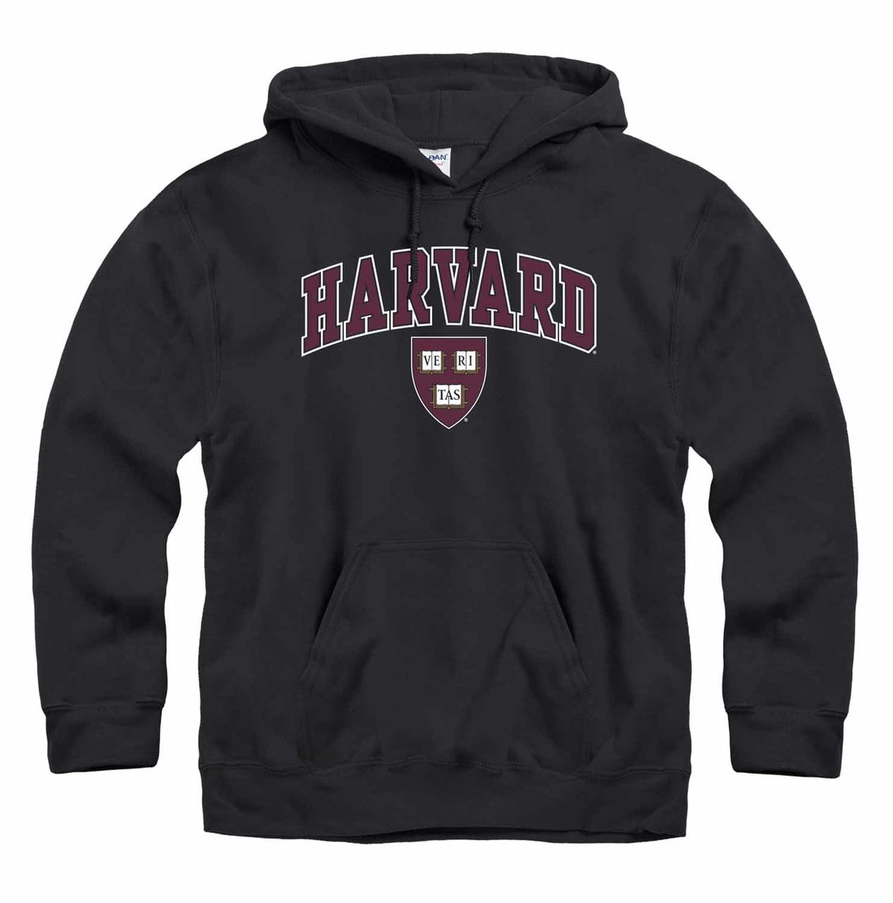 NCAA Adult Arch & Logo Gameday Hooded Sweatshirt (Harvard Crimson ...