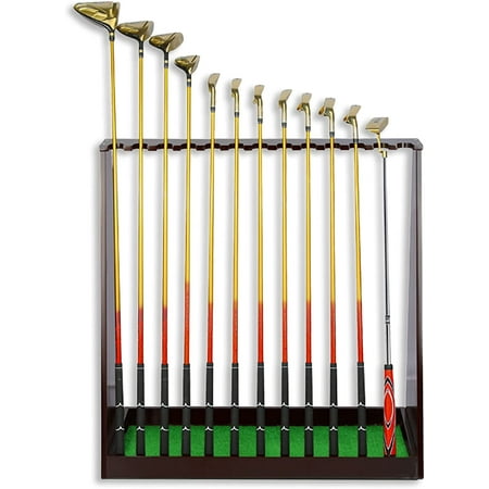 Floor Golf Club Display Stand Organizer, 13 Hole Cue Holds for Golf ...