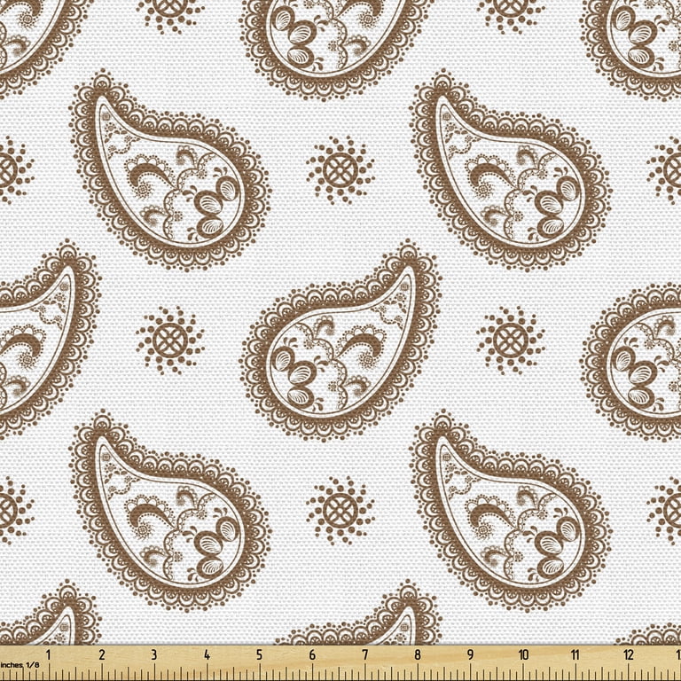 Light Brown Paisley Background