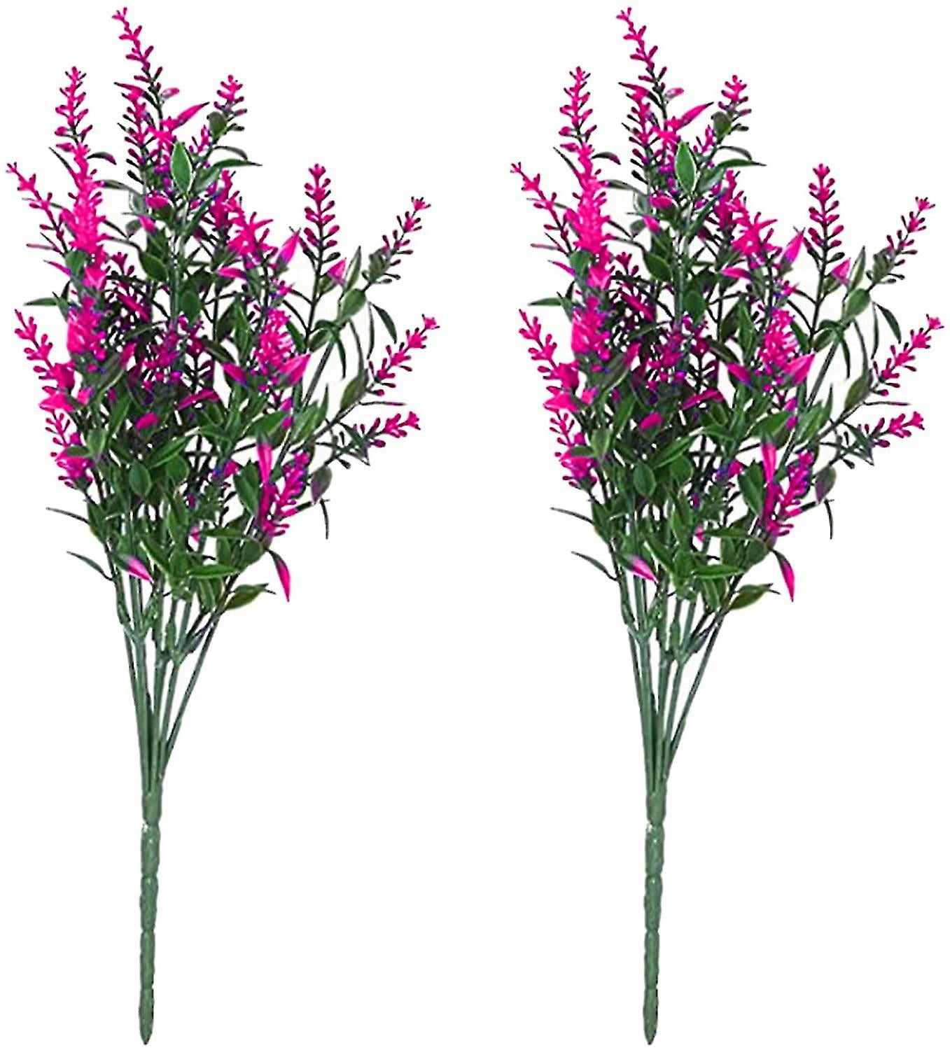 8 Uds planta Artificial flores artificiales exquisitas naturales vívidas 5 tenedores flor de ...