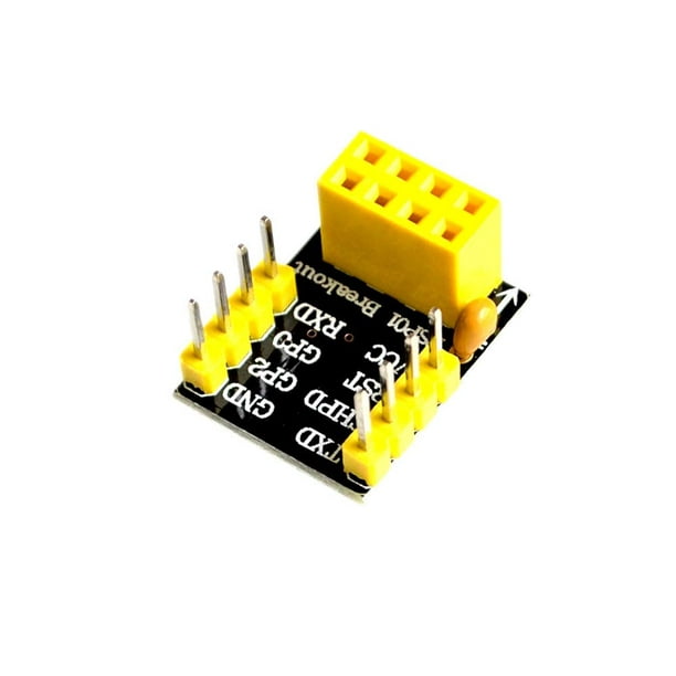 ESP-01 Esp8266 ESP-01S Model of The ESP8266 Serial Breadboard Adapter to WiFi Transceiver Module ...