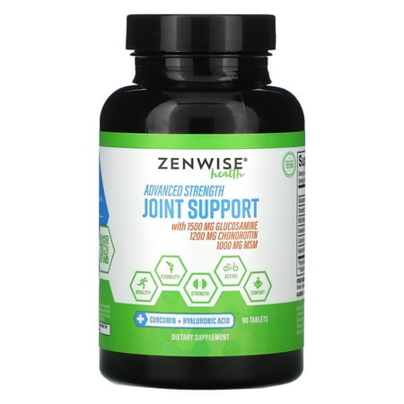 Zenwise Health, Advanced Strength Joint Support, 90 Tablets | Walmart ...