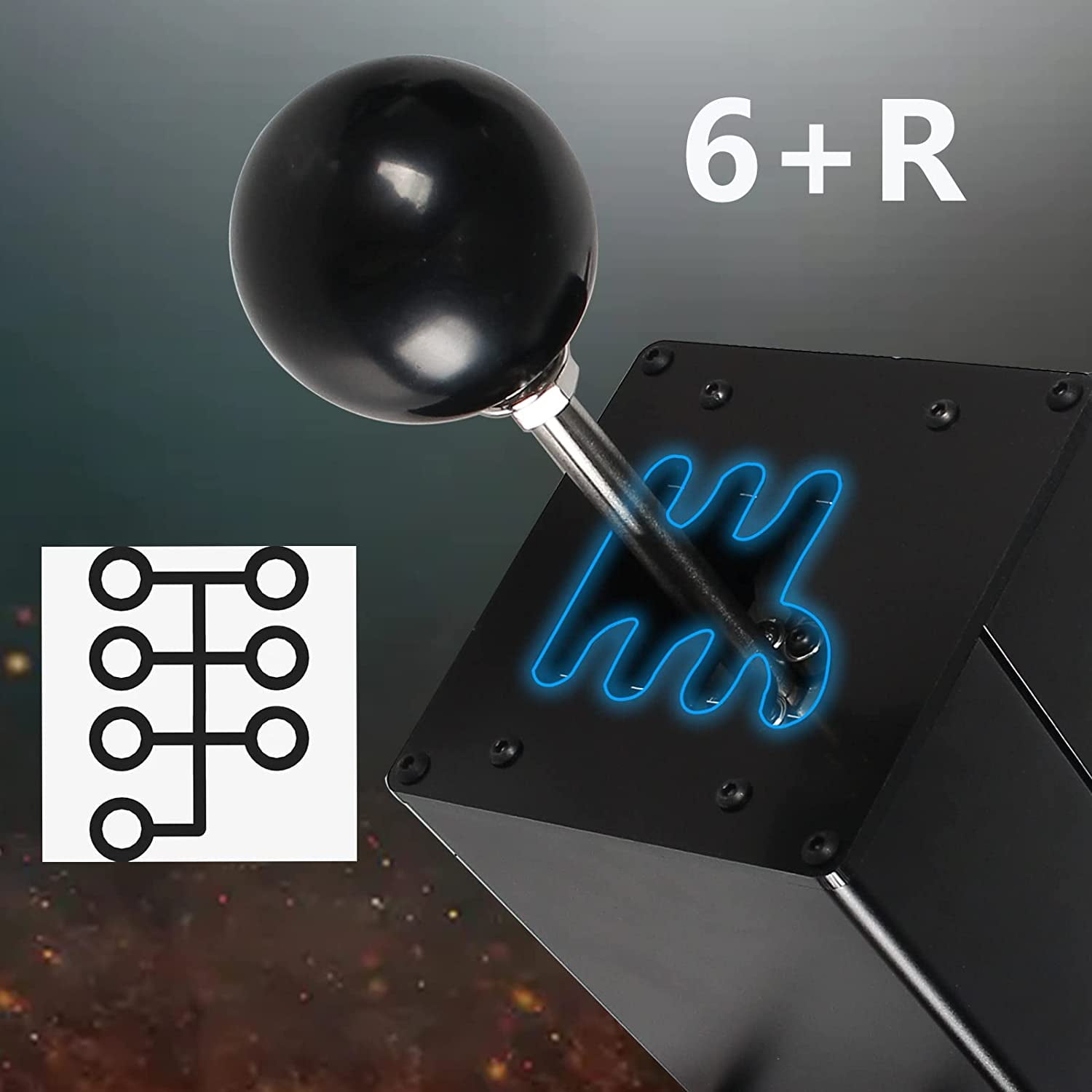 Buy Racing Game PC USB H Gear Shifter Sequential Shifter for Logitech ...