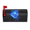 PHELIKA Blue Rose 02 Magnetic Mailbox Covers Post Letter Box Cover ...