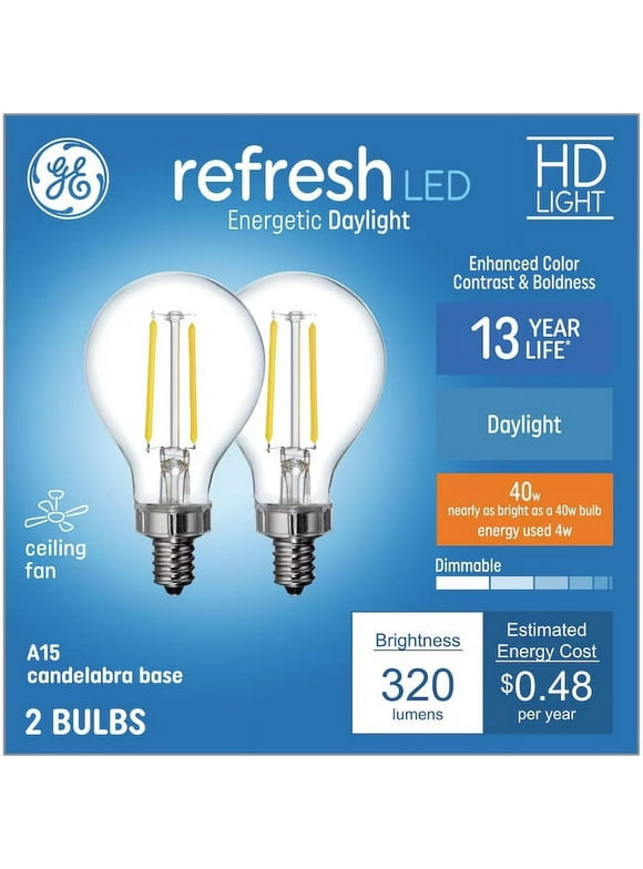 Ceiling Fan Light Bulbs in Decorative Light Bulbs - Walmart.com