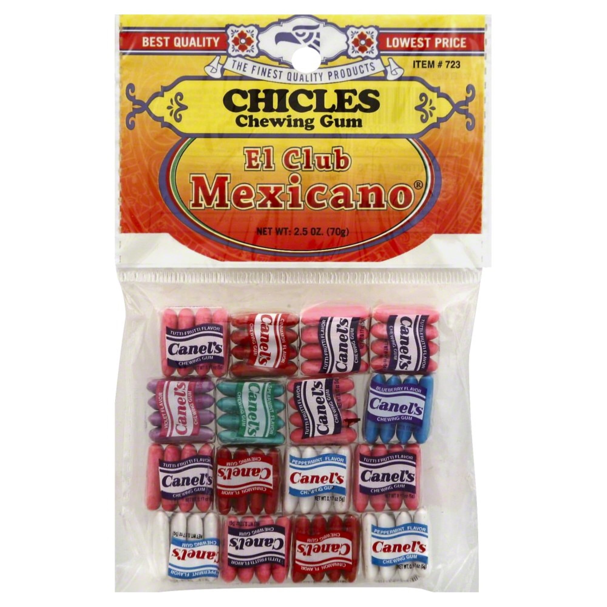 El Club Mexicano El Club Mex Chicles Canel - Walmart.com