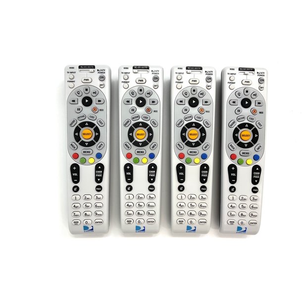(4 Pack) Replacement DirecTV RC65X Universal 4-Device Ir Remote Control ...