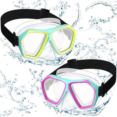 Atphfety Adult Swimming Mask Goggles with Nose Cover Diving Scuba ...