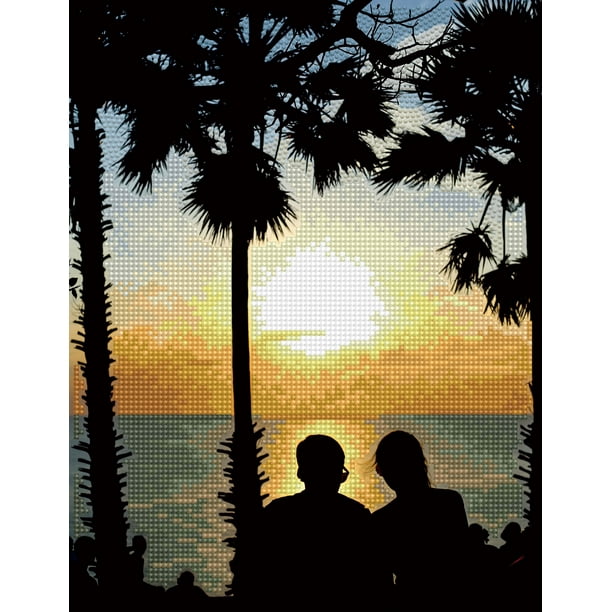 DIAMOND DOTZ® Sunset Dreaming Special Edition Diamond Painting Kit ...