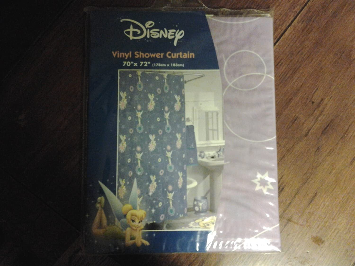 Disney Tinkerbell Kids Shower Curtain - Walmart.com