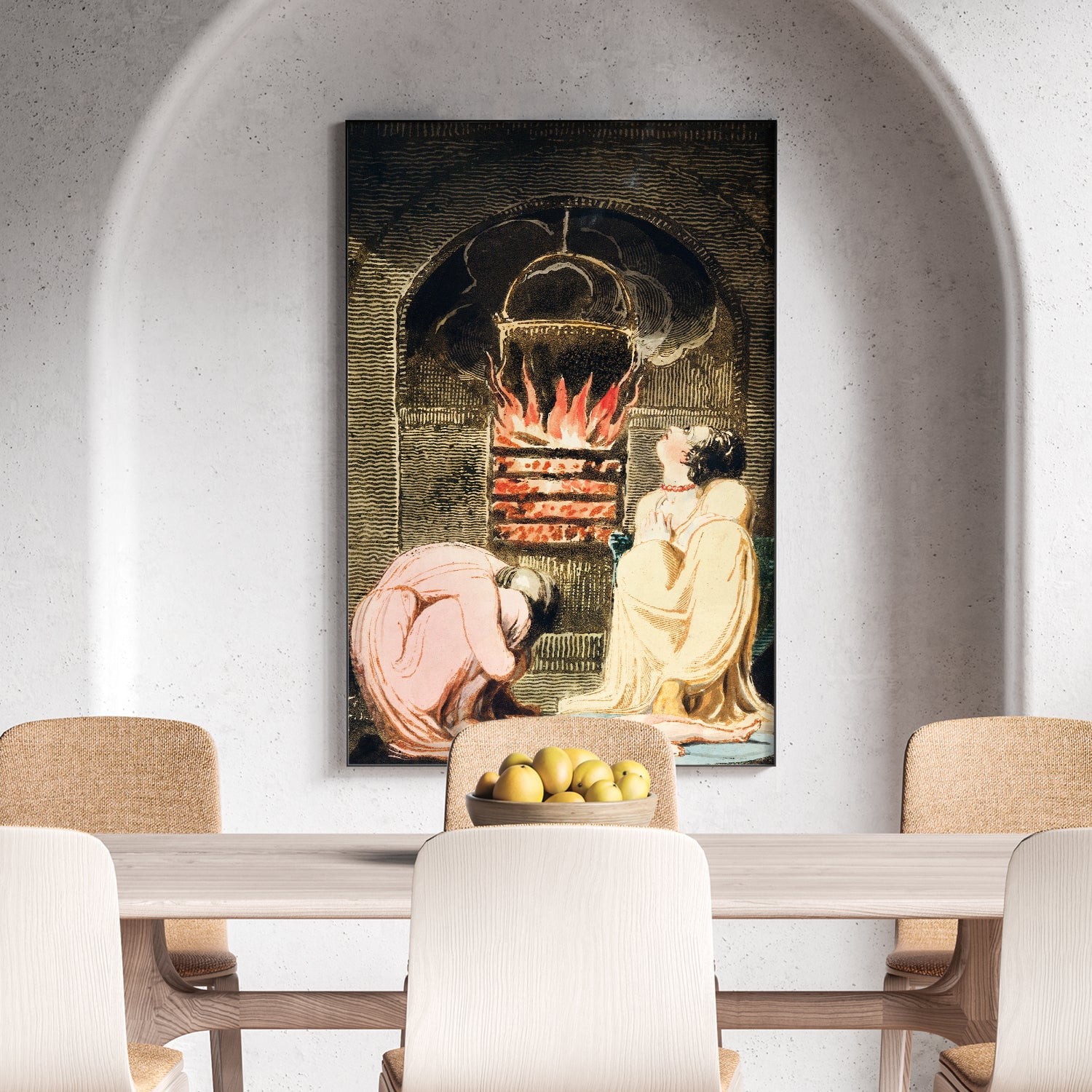 Cauldron Over a Fire from Europe: a Prophecy - 1794 | William Blake ...