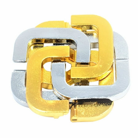 Lucky Clover Classic Metal Puzzle IQ Test Magic Mind Brain Teaser ...