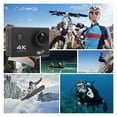 Action Camera Ultra HD 4K WiFi 2.0-Inch Screen 170D Underwater 30M Go ...