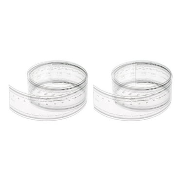 BAZIC Plastic Ruler 12" (30cm) w/ Handle Grip, Assorted Color, 6-Pack ...