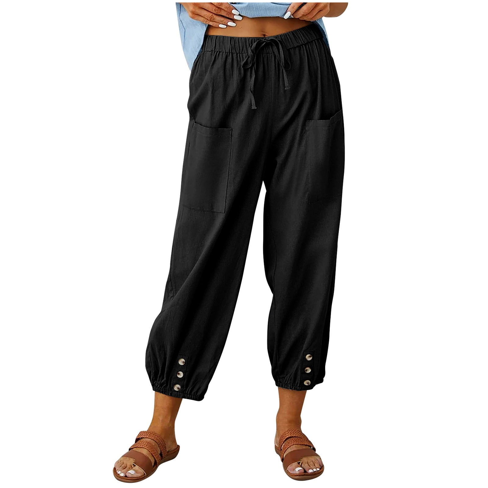 Click here for Ceangrtro 2025 Womens Casual Pants Women Summer Hi... prices