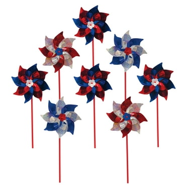 In the Breeze 2749 — Stars & Stripes Pinwheels (Pack of 8) - Walmart.com