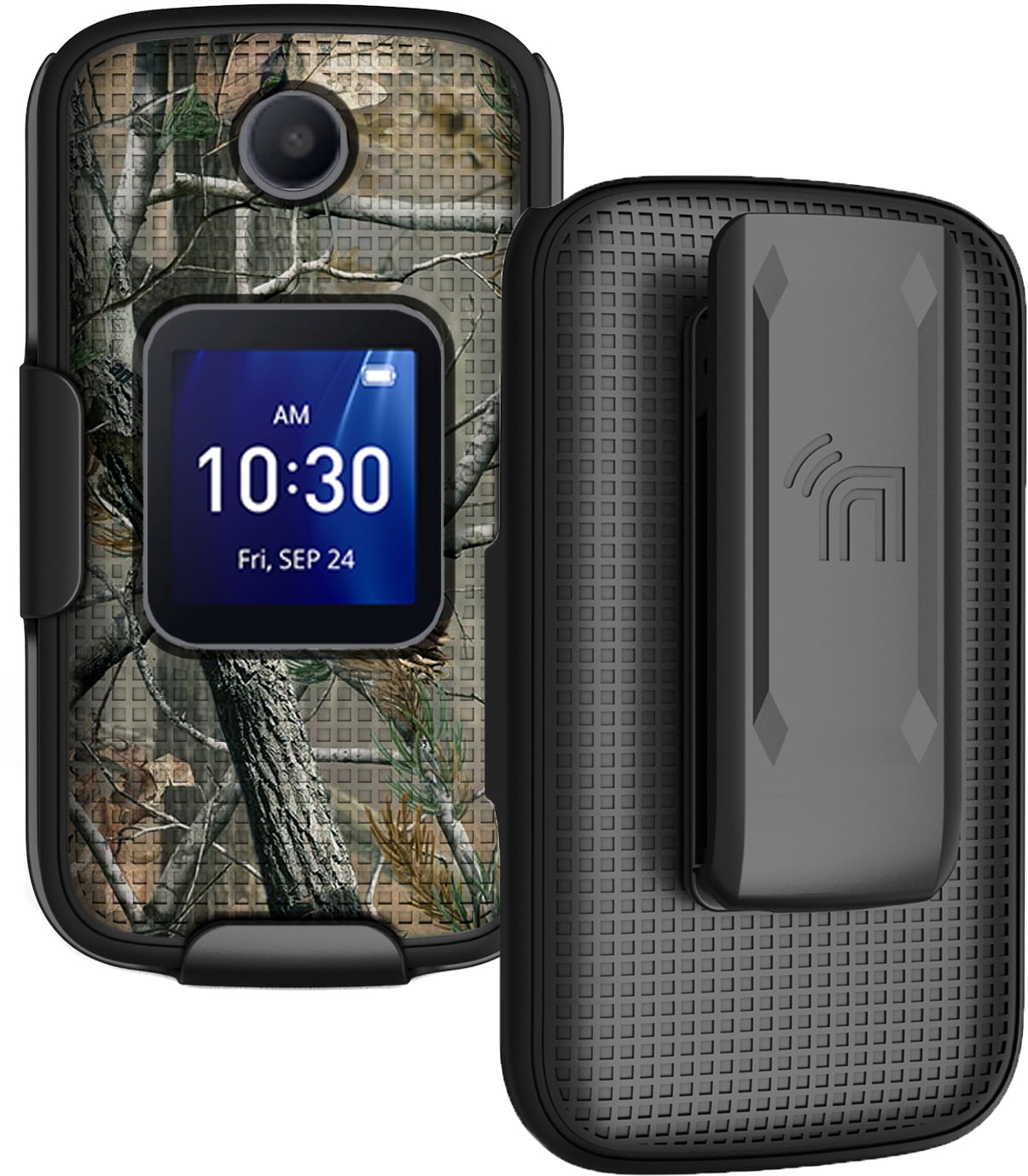 Case with Clip for Go Flip 4 / TCL FLIP Pro Phone, Nakedcellphone ...