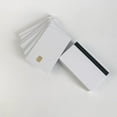 10 Packs SLE4442 Chip Contact IC Card with 5/16inch 2 Tracks Hico ...