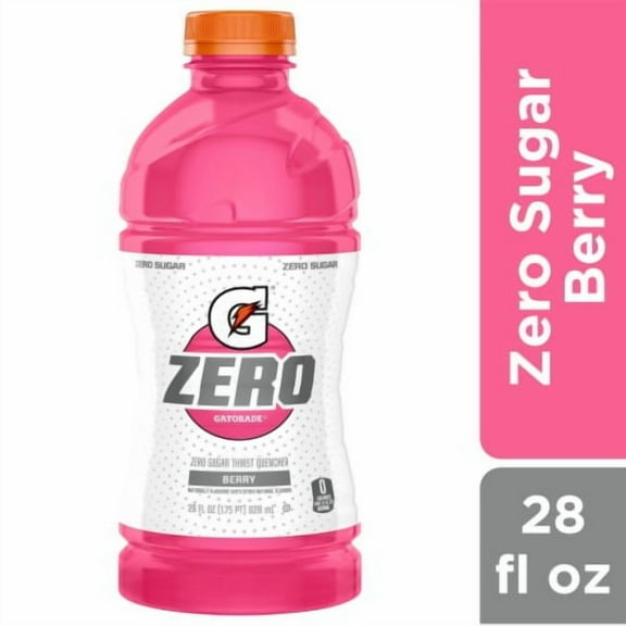 Gatorade Zero Sugar Sports Drink, Berry Flavor, 12 oz, Hydration ...