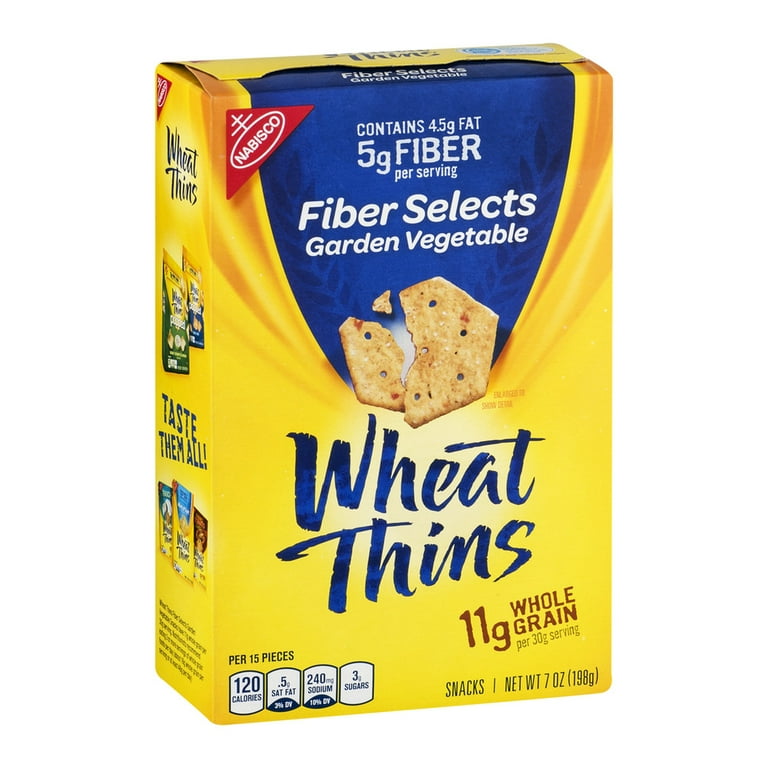 Wheat Thins Vegetable Flavor Nabisco Crackers