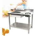 Fetcoi, Breading Table Multifunctional Fried Food Prep Breading Station ...