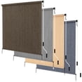 Outdoor Patio Roll Up Shade, 5' W x 8' H Cordless Privacy Screen with ...