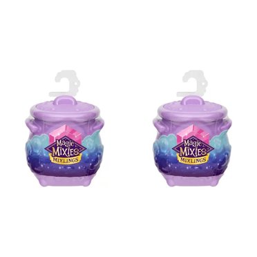 Magic Mixies Mixlings Fizz & Reveal 2 Pack Pink Cauldron, 40+ to ...
