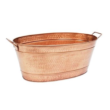 Large Oval Galvanized Steel Tub - Galvanized Steel - Walmart.com