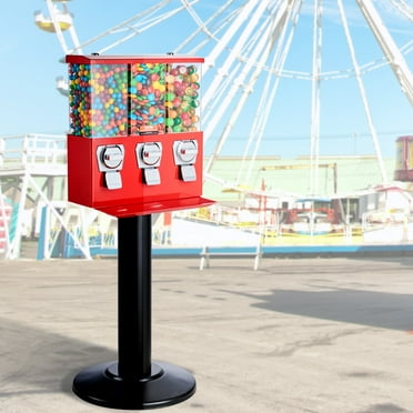 Triple Vending Machine Candy Dispenser, Red - Walmart.com