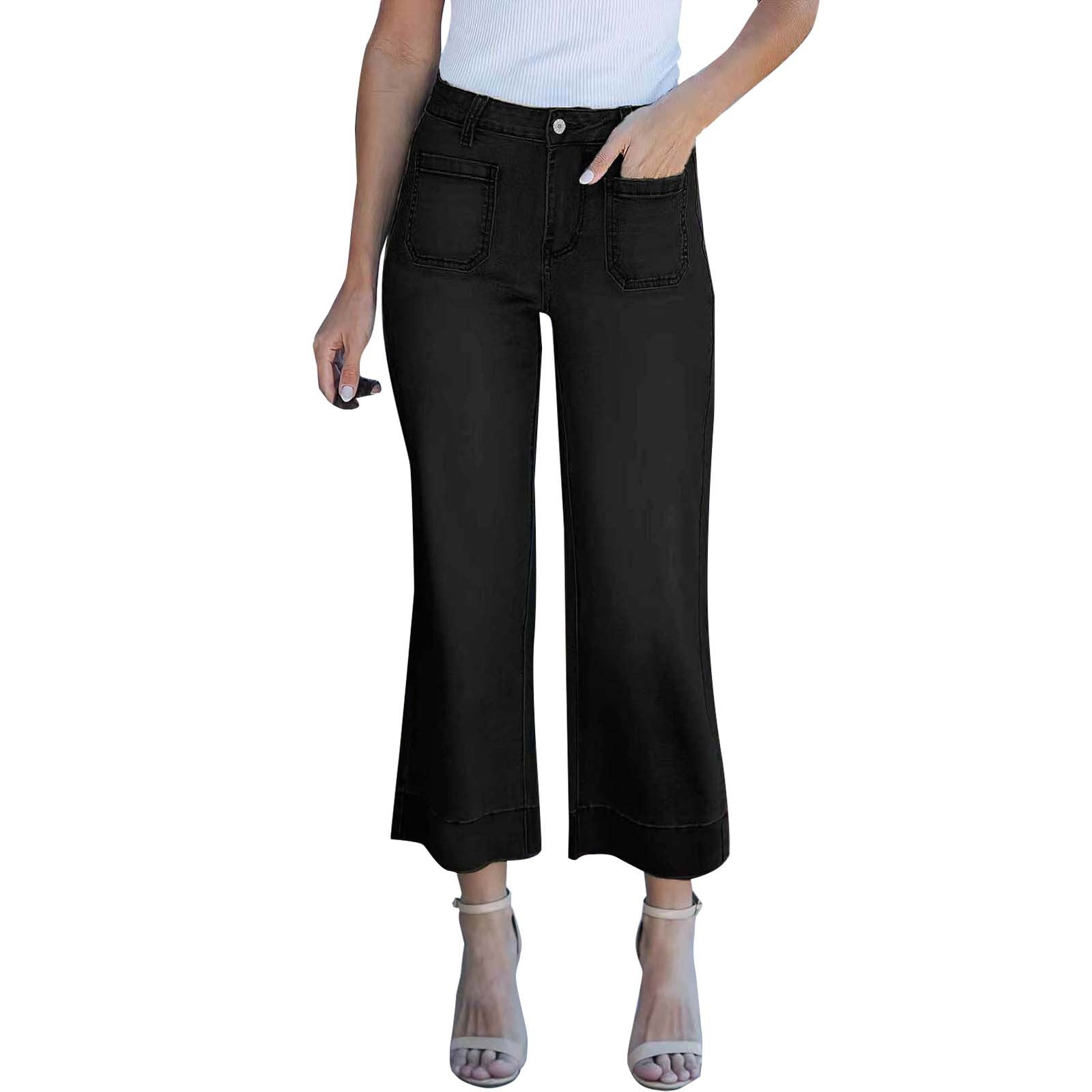 Click here for Manxivoo Womens Relaxed Fit Straight Leg Jeans Wit... prices