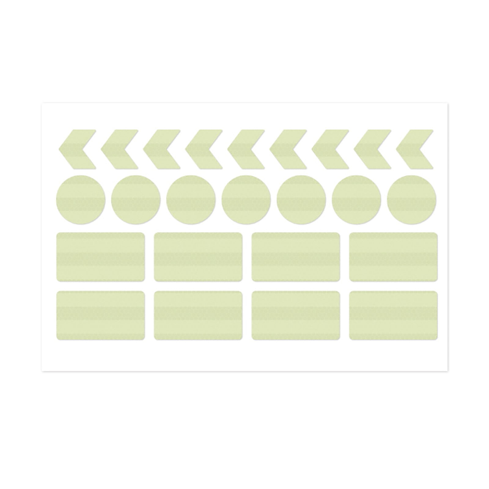 Stickers Body Reflective Luminous Stickers Arrows Dot Antis Collision ...