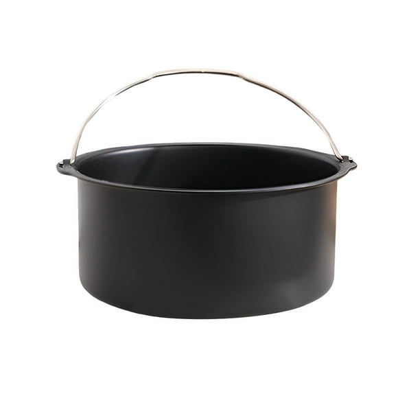 Goriertaly Cake Tray Waterproof Air Fryer Basket Baking Dish Pan Carbon ...