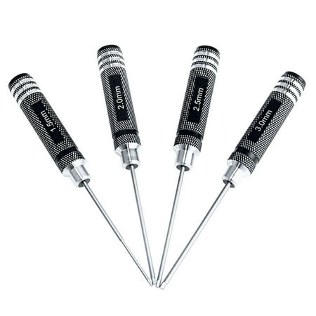 4 Piece Lightweight Titanium Nitride Coated Hex Wrench Set, RC ...